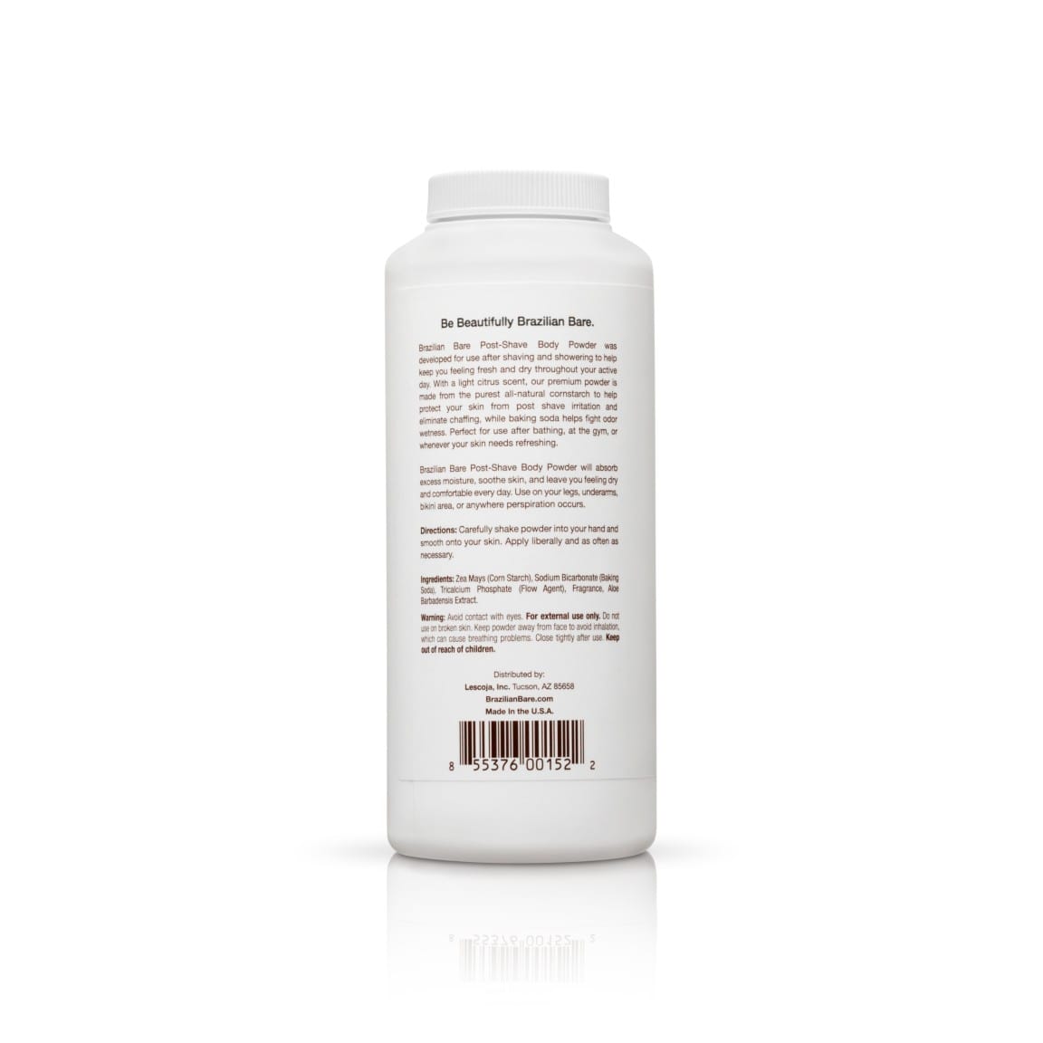 Best Body Powder For Women: Brazilian Bare Post-Shave Body Powder